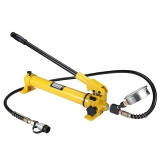 Hydraulic Hand Pump 900CC Portable Manual Hydraulic Pump with Pressure ...