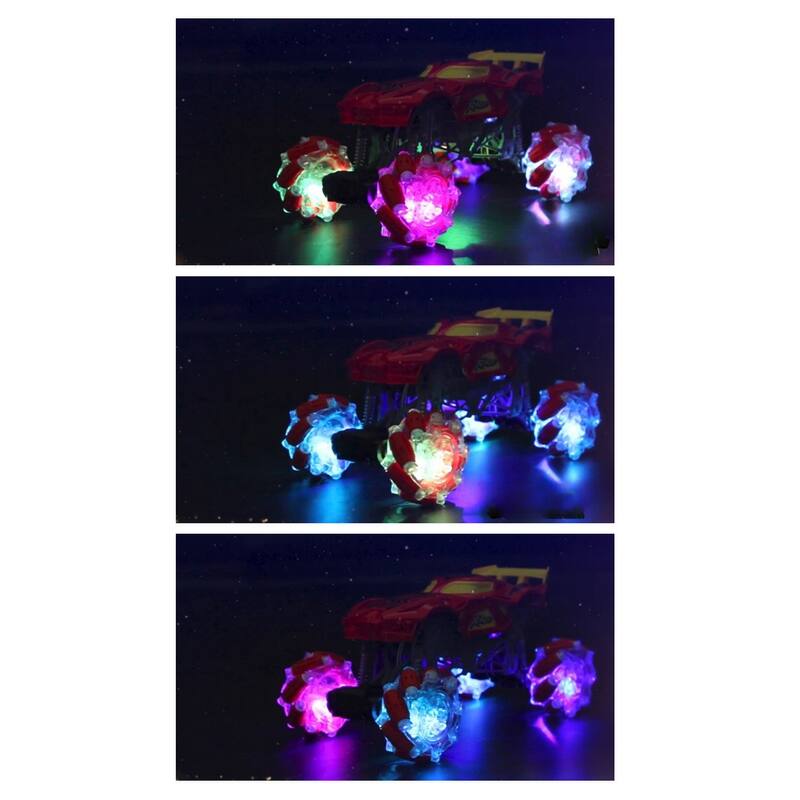 Red Dragon Remote Control Stunct Racer Speed Car Rotating HeadLight and ...