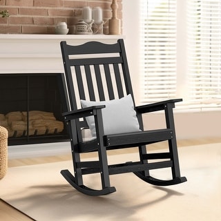 Moasis Outdoor All Weather Resistant Rocking Chair - Bed Bath & Beyond ...