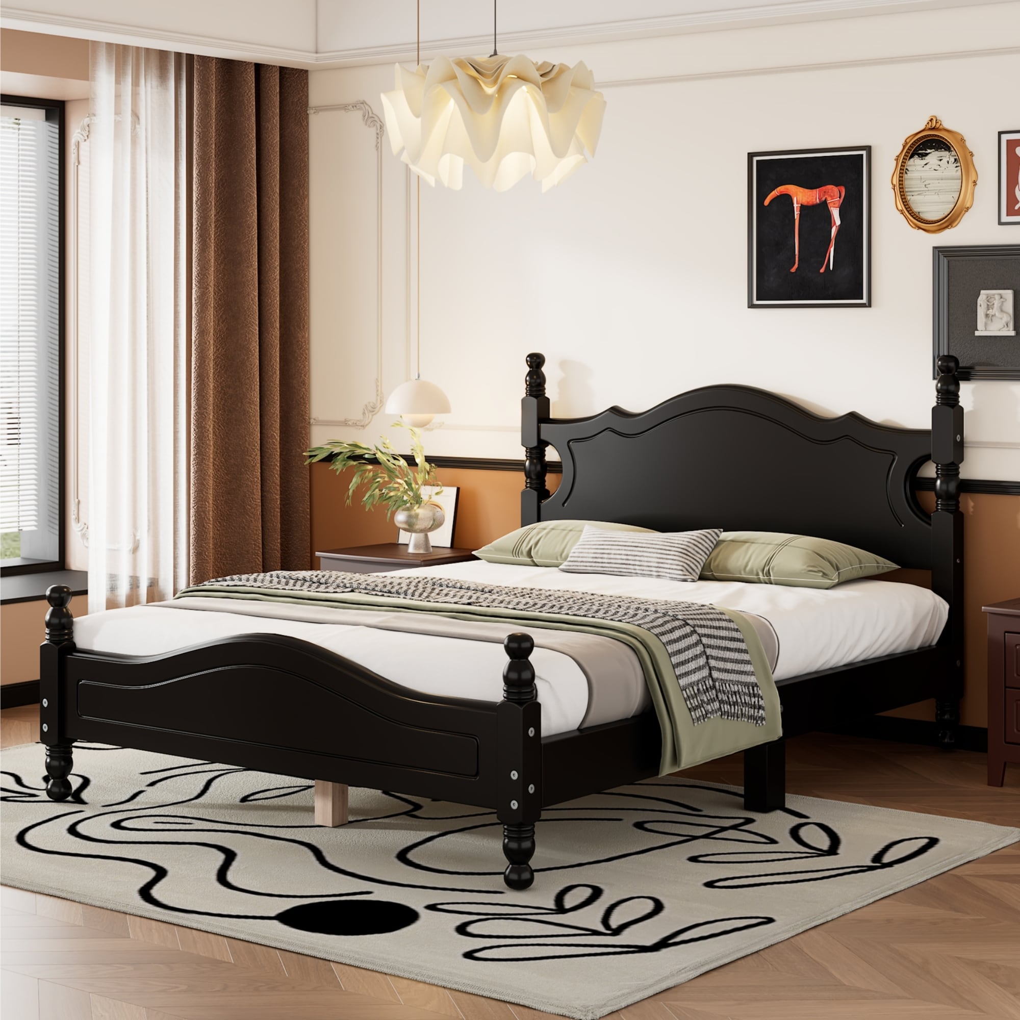 poster double bed frame