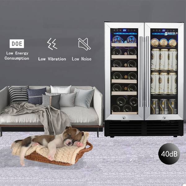 24in Dual Zone Refrigerator with Stainless Steel - Bed Bath & Beyond ...