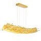 Gondola LED Chandelier With Satin Gold Finish - Satin Gold - Bed Bath ...