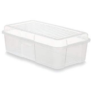 Rubbermaid RMOC015001 Snap Case Storage Tote, Clear - Bed Bath & Beyond ...