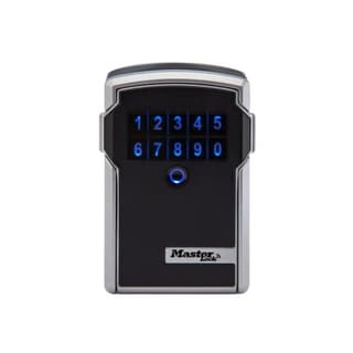 Master Lock 3-1/4 in. Zinc Electronic Bluetooth Wall Mount Key Safe ...