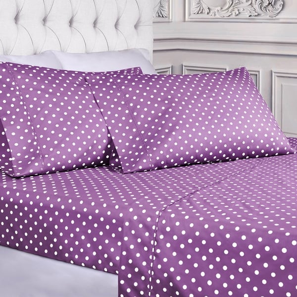 polka dot queen sheets