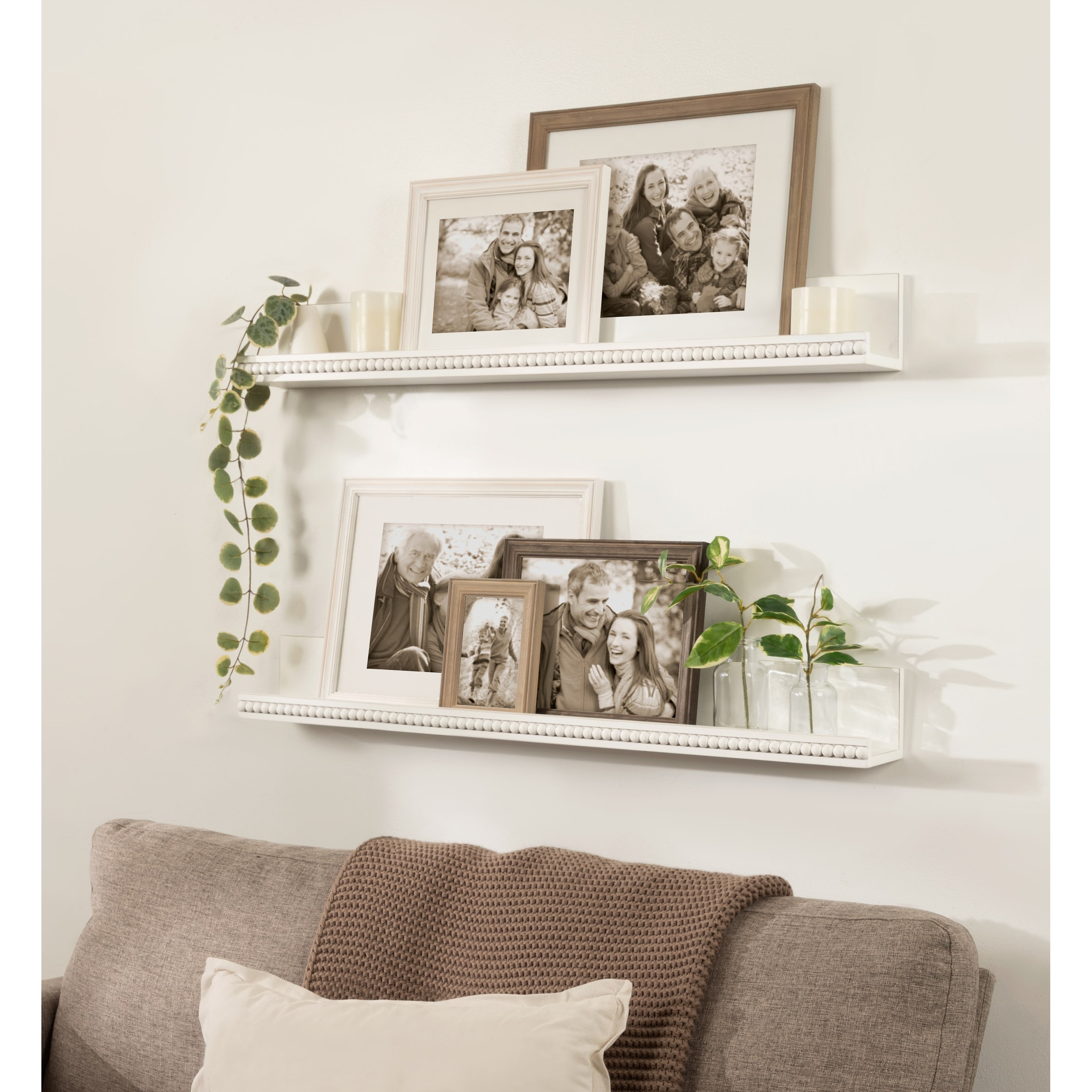 Kate and Laurel Abberly Wood Wall Shelf - 28x5x6.5 - Bed Bath & Beyond ...