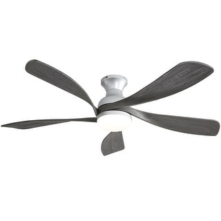 Moasis 52-inch 4-Blade Ceiling Fan with LED Light and Remote Control ...