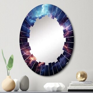 Designart "Lightning Ethereal Lightning III" Landscapes Modern Wall ...