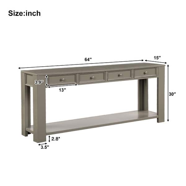 Moda Console Table for Entryway Hallway Sofa Table - Bed Bath & Beyond ...