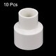 10pcs Reducer Pipe Fitting Straight Coupling Adapter Connector - White ...