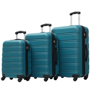 3-Pcs Luggage Set (20"24"28") Lightweight Travel Suitcase Sets w/TSA ...