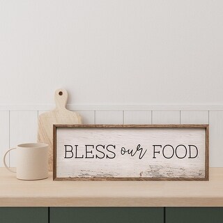Bless Our Food Whitewash - Bed Bath & Beyond - 42709764