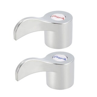 Faucet Lever Handle 29mm Dia Single Lever Faucet Handle 2 Pcs - Silver ...