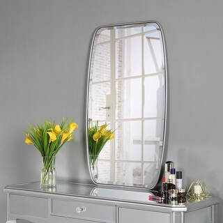 MacLuu Oval Angled Beveled Wall Mirror - Bed Bath & Beyond - 36761811