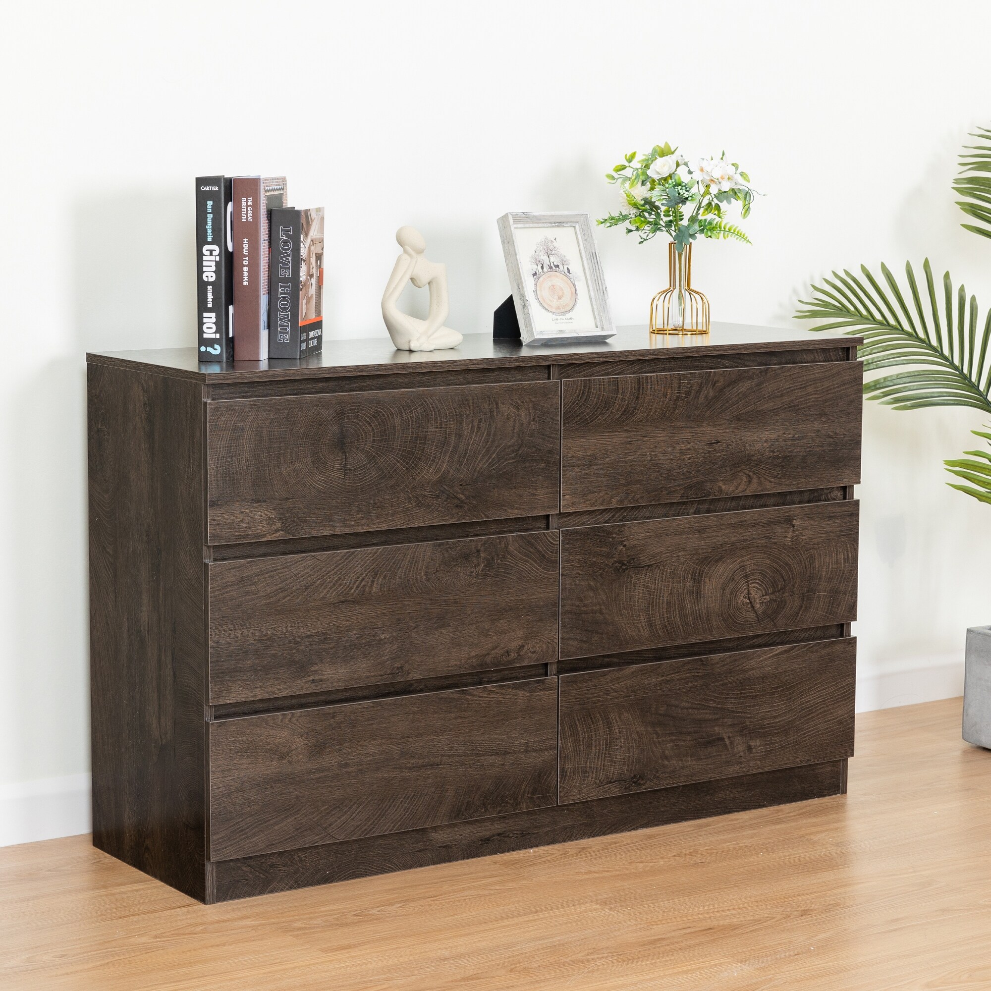6 drawer console table store