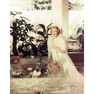 Greer Garson in a White Gown Portrait Photo Print - Bed Bath & Beyond ...
