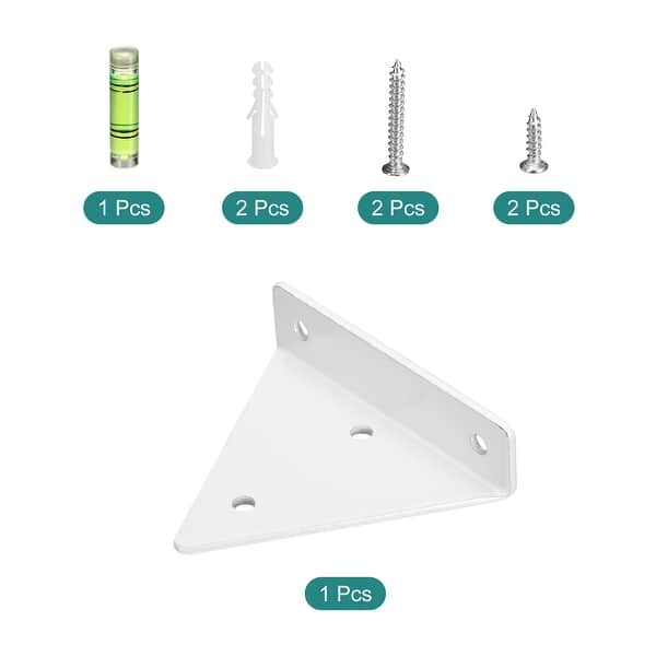 triangular metal brackets