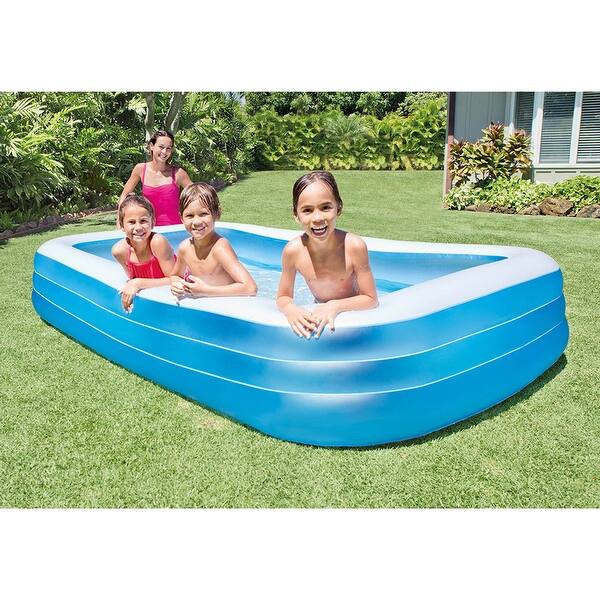 rectangular inflatable swimming pool