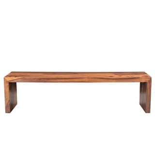 Handmade Timbergirl Solid Mango Wood Bench (India) - 60" - Bed Bath ...