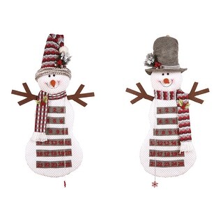Snowman Advent Calendar A/2 - White - Bed Bath & Beyond - 36780131