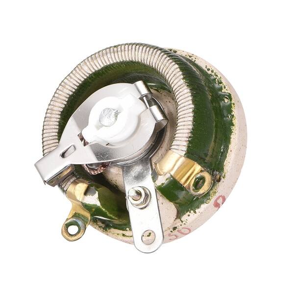 50W 30R Ohm Wirewound Ceramic Potentiometer Variable Rheostat Resistor - Black,Silver Tone - Bed ...