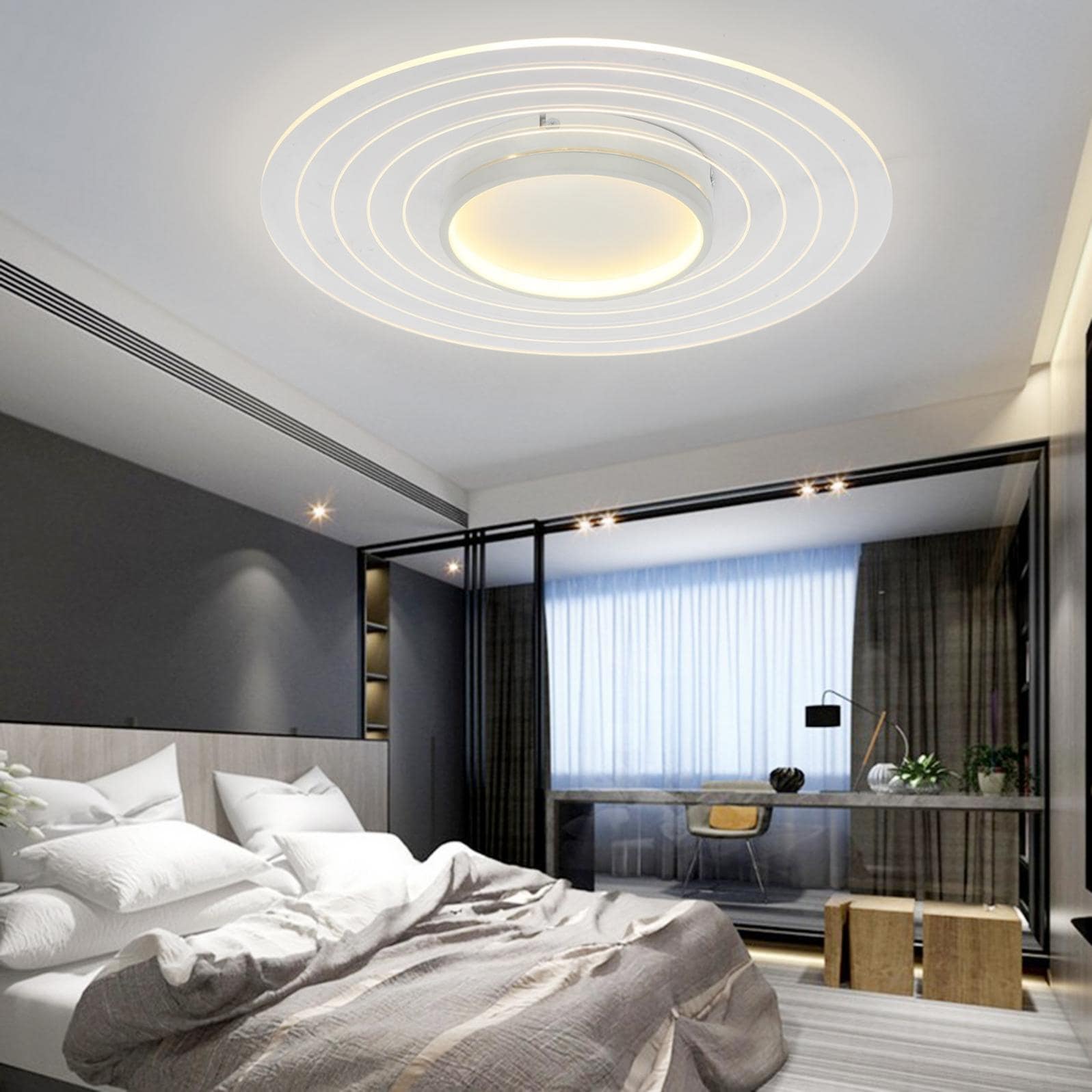 round bedroom ceiling light