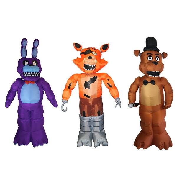 Five Nights at Freddy's Inflatable Halloween Decorations: Bonnie, Foxy ...
