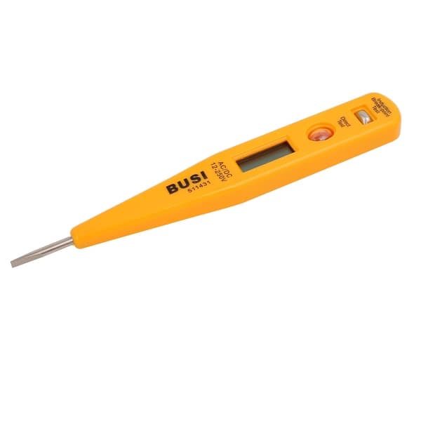 12V-250V Digital Indicator Slotted Screwdriver AC DC Voltage Tester ...