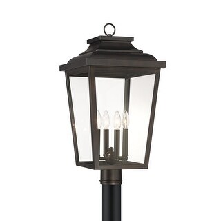 The Great Outdoors 72177-C Irvington Manor 4 Light 24" Tall Post Light ...