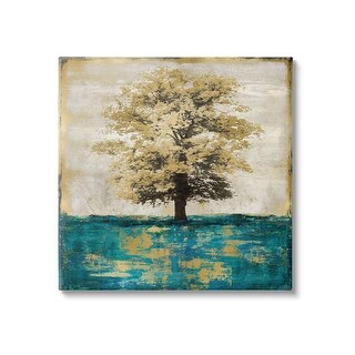 Stupell Contemporary Tree Leaf Reflection Canvas Wall Art, Design by ...