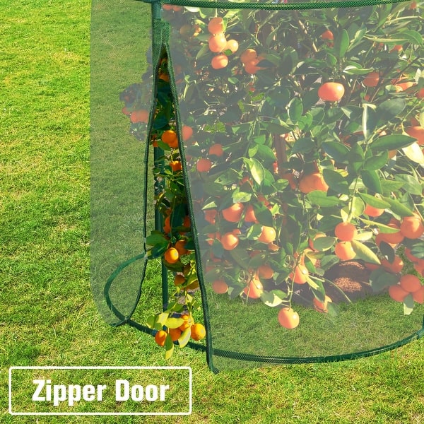Aoodor 10'x3.3'x5' Crop Cage Plant Protection Netting Tent with Zipper ...