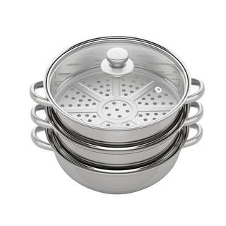 3-Tier Stainless Steel Steamer Pot - Bed Bath & Beyond - 41704863