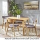 Megann Mid-Century 5-piece Wood Rectangle Dining Set by Christopher ...