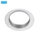 2Pcs 5" Duct Connector Flange Metal Straight Pipe Duct Flange Mounting ...