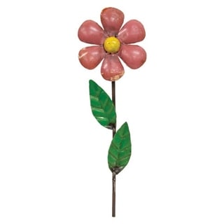 Handcrafted Recycled Metal Daisy Planter Stake - Bed Bath & Beyond ...