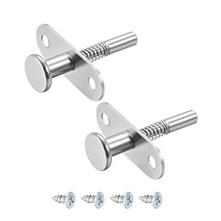 2pcs Plunger Latches Spring-loaded Stainless Steel 6mm Head 50mm ...