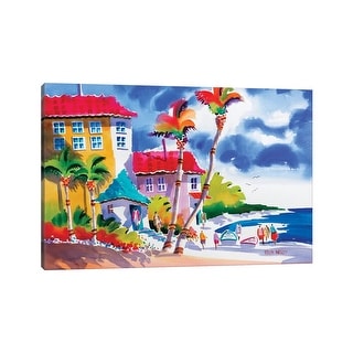 iCanvas "Sandy Shores" by Ellen Negley Canvas Print - Bed Bath & Beyond ...