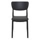 33" Black Solid Stackable Patio Dining Chair - Bed Bath & Beyond - 43748664