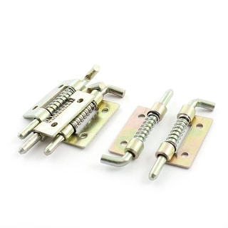 5 Pcs Hardware Spring Loaded Metal Security Barrel Bolt Latch 2.1" Long ...