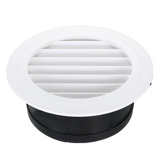6" Round Air Vent Ceiling Diffuser Grill Louver Soffit Vent w Screen ...