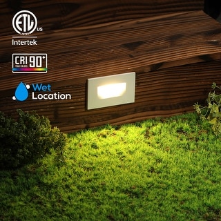 Low Voltage LED Step Lights Outdoor, 12V 3.5W Landscape Stair Lights ...