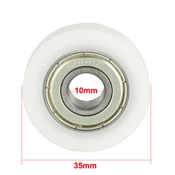 1.8mm Deep Metal V Groove Guide Bearing Pulley Rail Ball Wheel ...