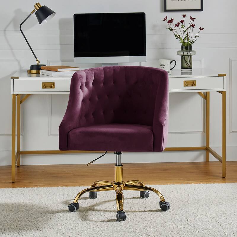 Lydia Velvet Task Chair - Overstock - 29126365