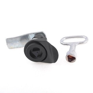 Black Screw Type 21mm Thread Turning Key Cam Lock Lockset w Key ...