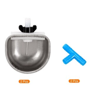 Rabbit Waterer Cups Automatic Poultry Drinker Bowl Split 87mm Width ...