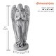 Alpine Corporation 47" Tall Indoor/Outdoor Praying Angel Statue Yard ...