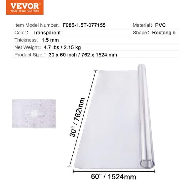 desk protector mat clear