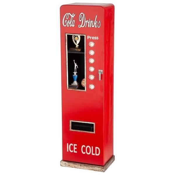 Design Toscano Retro 1950s Cold Drink Soda Pop Machine Cabinet - Multi ...