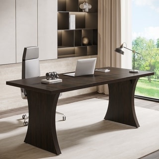 63-Inch Large Executive Desk, Long Computer Table - Bed Bath & Beyond ...