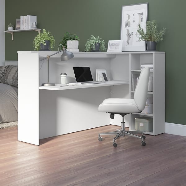 Studio C 72W Privacy Desk with Shelves by Bush Business Furniture - Bed ...